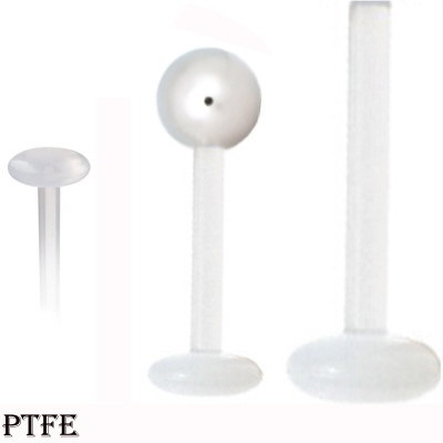 ptfe Flat-Back Labret Lippen Piercing Stecker | PTFE10096