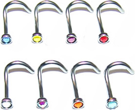 Nasenpiercing, Nasenstecker, Nasenschmuck